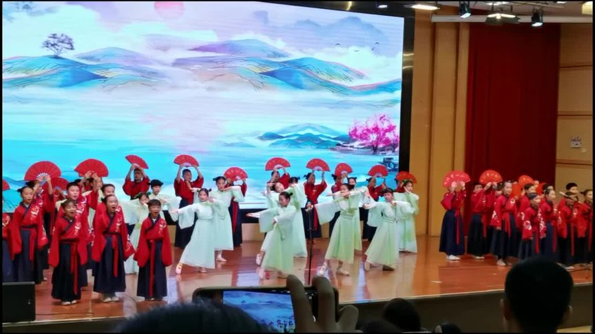 #师生古诗朗诵汇演#文艺表演