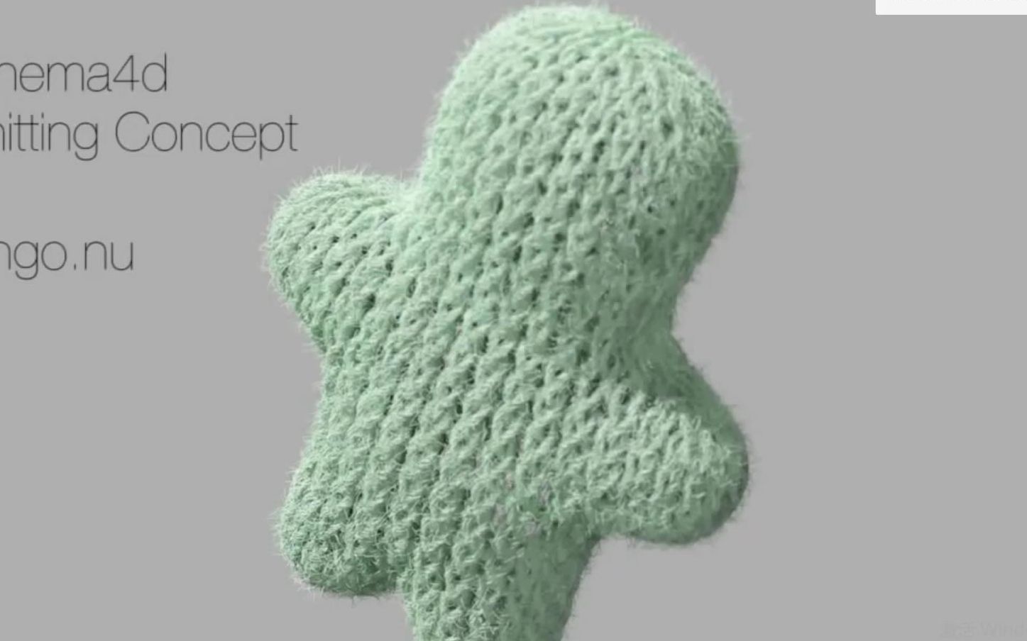 C4D 毛线织物建模(机翻字幕)