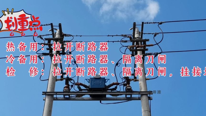 电力线路转热备用、冷备用、检修的具体含义是什么?