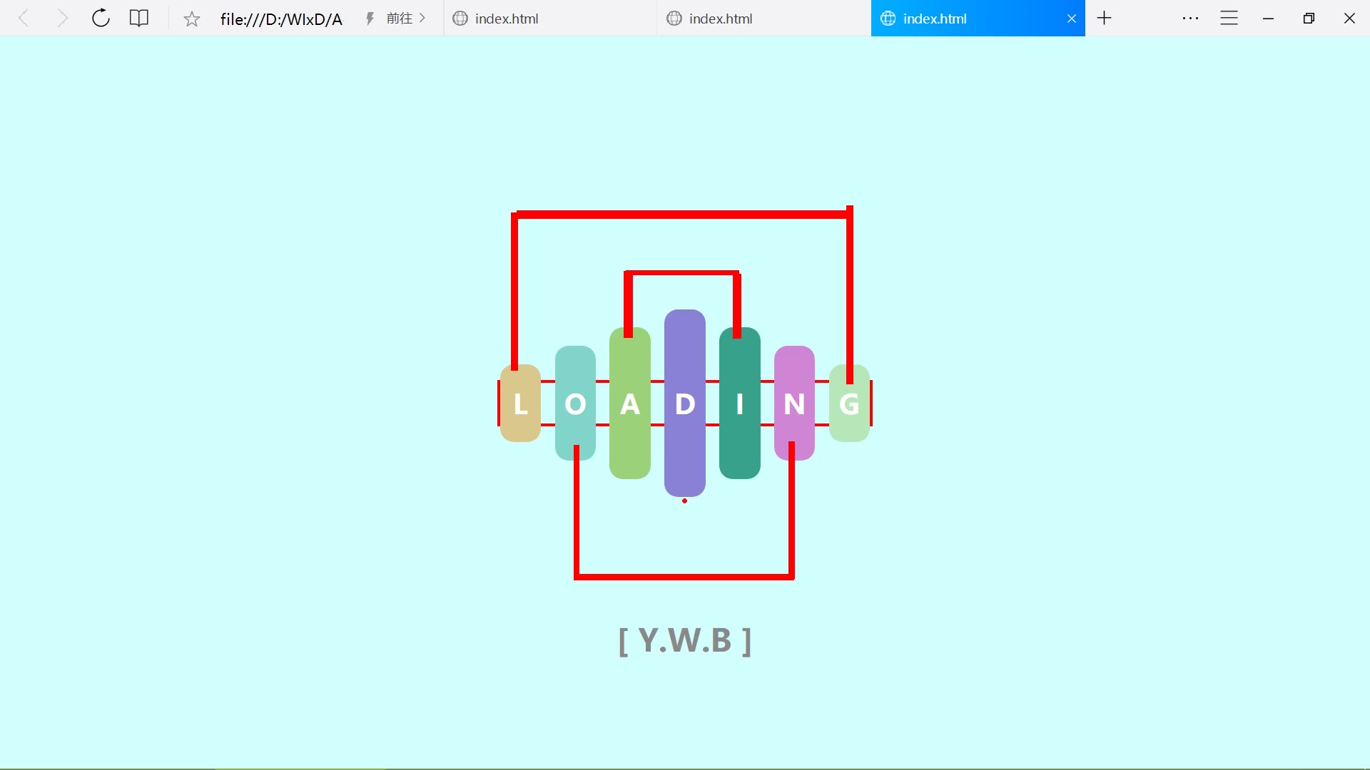 Web交互设计:A006延时动画打造CSS柱状波浪
