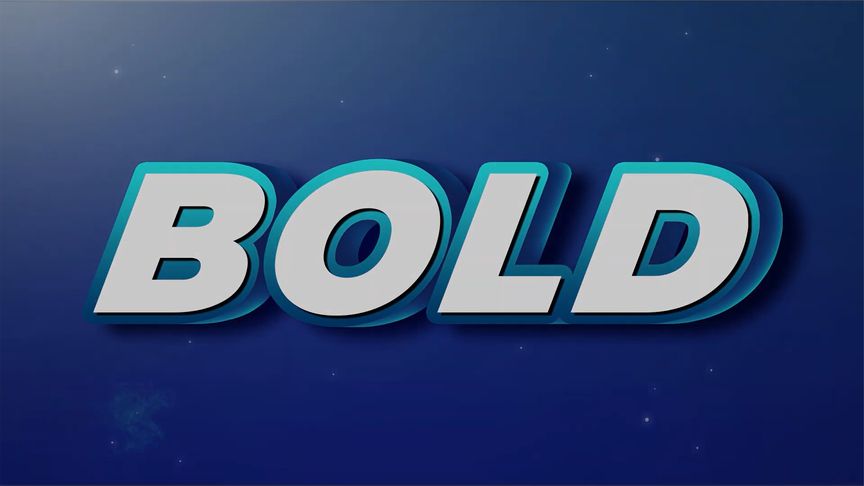 Ps-3D字体Logo效果教程