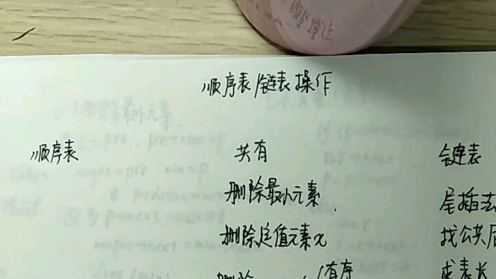 【数据结构】顺序表和链表删除最小值