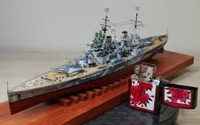 【鹰翔模型】1/700“威尔士亲王”号战列舰(上色)