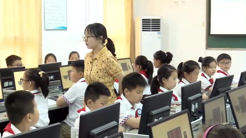 74《重复之美——复制与粘贴图形》画图软件1》优质课视频课堂实录,...
