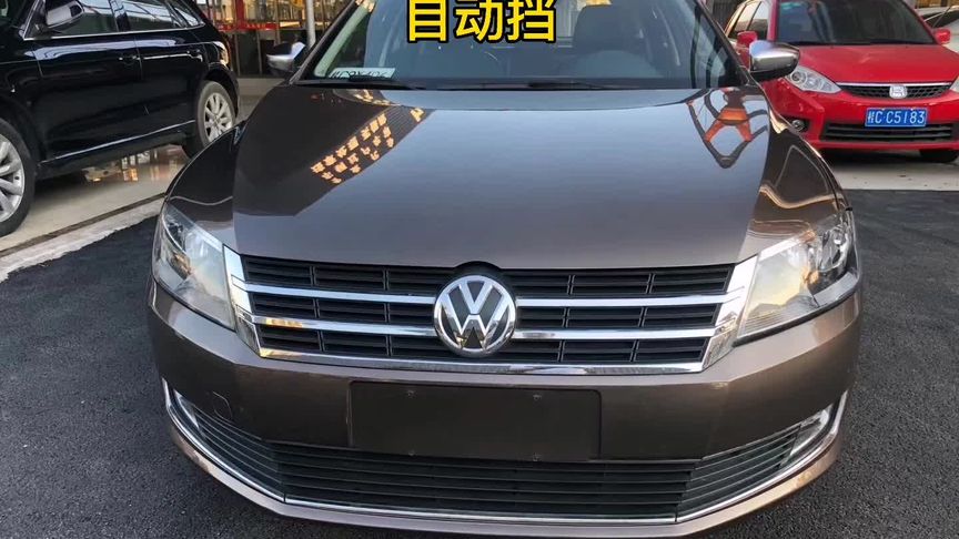 新到一台大众朗行,自动挡,2014年上牌,天窗,皮座椅,大屏中控