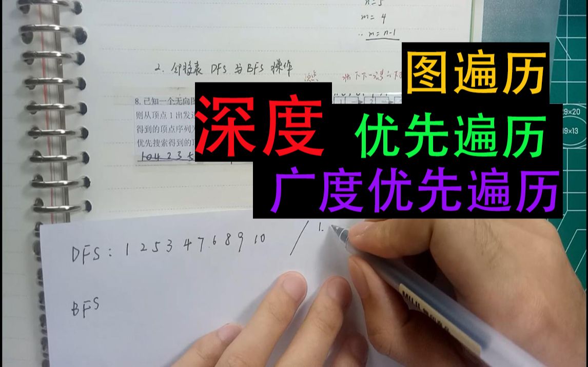 【考研数据结构】24图的两种遍历方式|学渣速成,持续更新,期末必备!