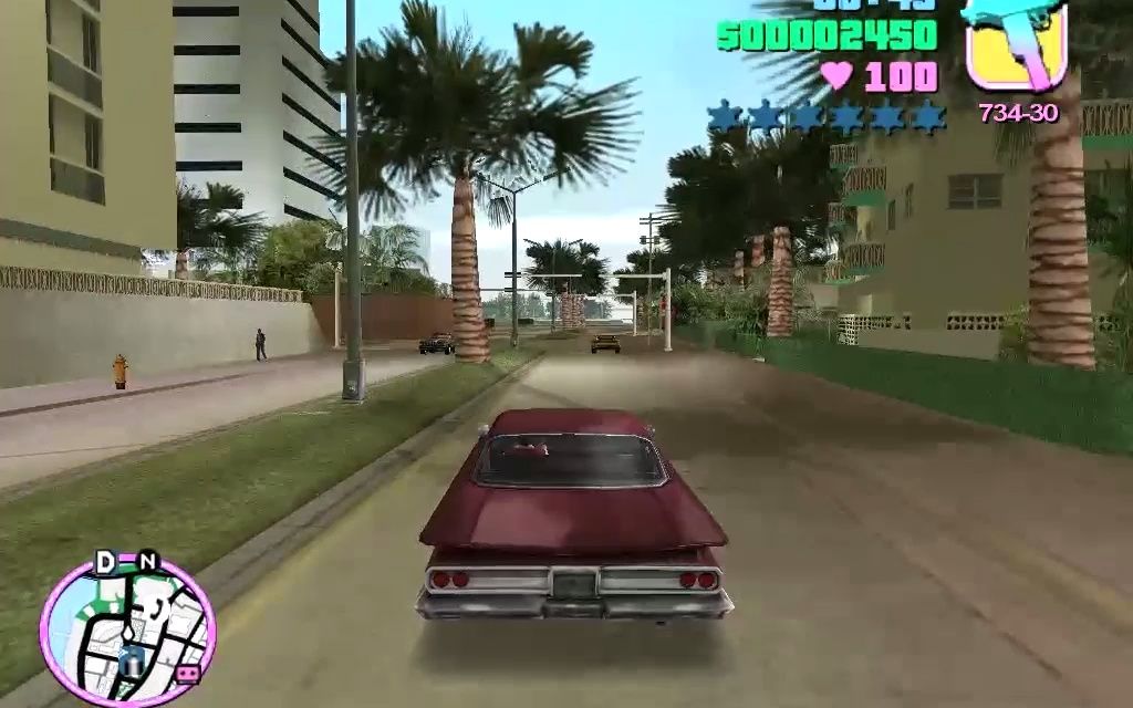 GTA罪恶都市100%全流程通关视频 第3部分:海星岛任务I(千里追凶、...