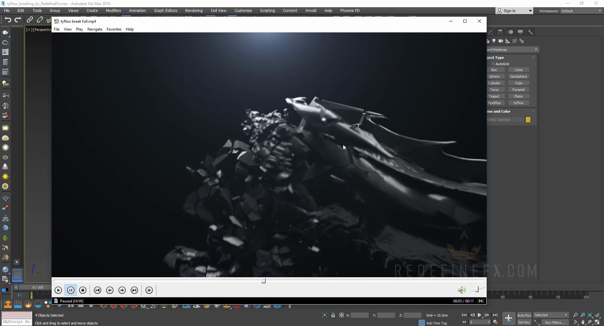 3dmax_插件tyFlow_破碎基础教程