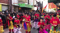 2019世界舞龙舞狮日,孩子们表演舞狮鼓乐