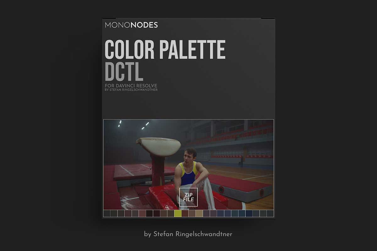 达芬奇插件 电影美学静态图片提取颜色调色DCTL插件素材 Mono...