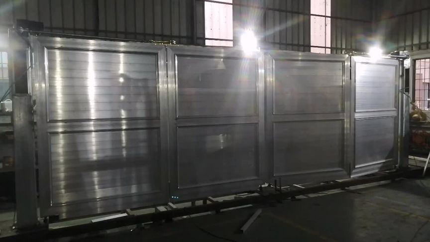 #内置隐藏式电机#24V安全电压 #别墅电动悬浮折叠门厂家