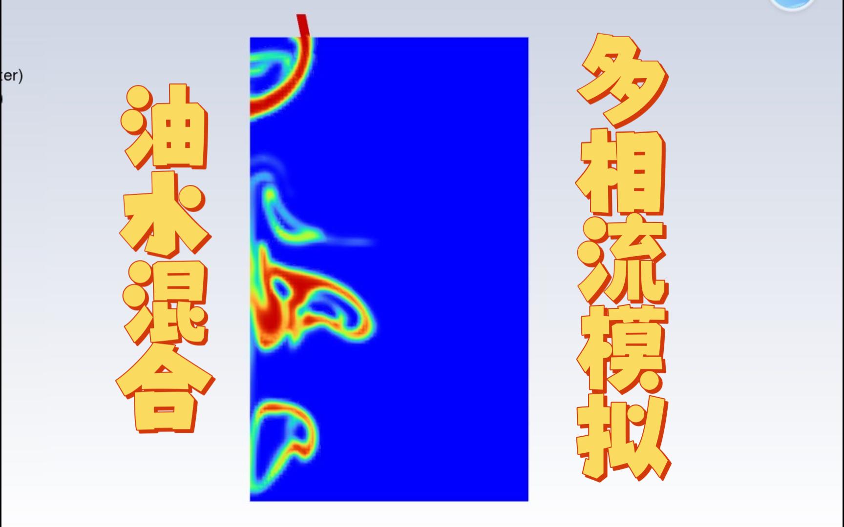 多相流动——水射流与油混合