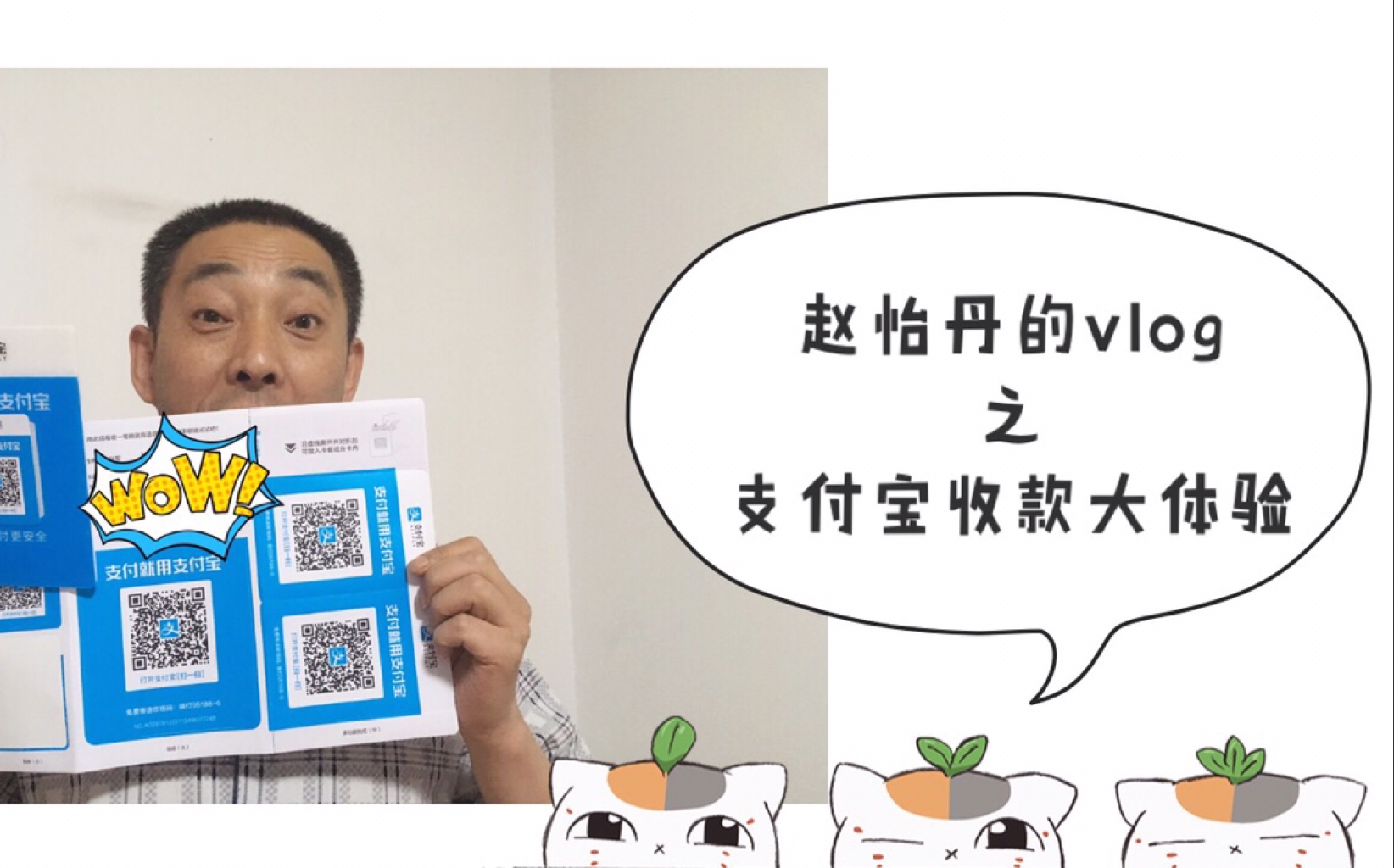 赵怡丹的vlog之支付宝收款码大体验