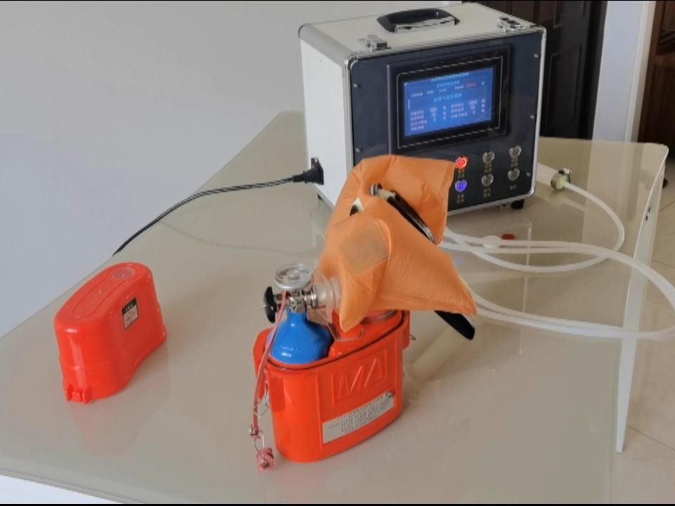 压缩氧自救器校验仪操作视频(正压检测)