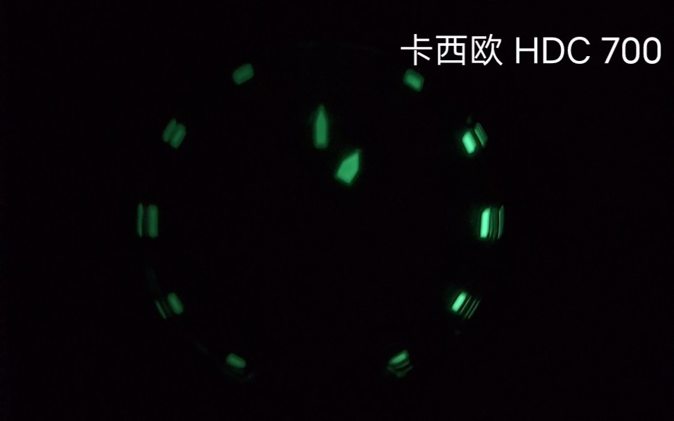 卡西欧HDC700夜光功能