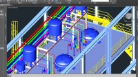 三维工厂 Plant 3d 2018 管道之阀门编号设置与管道介质的设定
