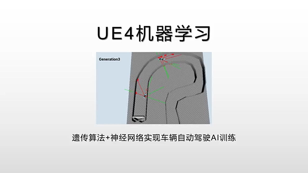 UE4机器学习-基于遗传算法神经网络的车辆自驾学习(纯蓝图)
