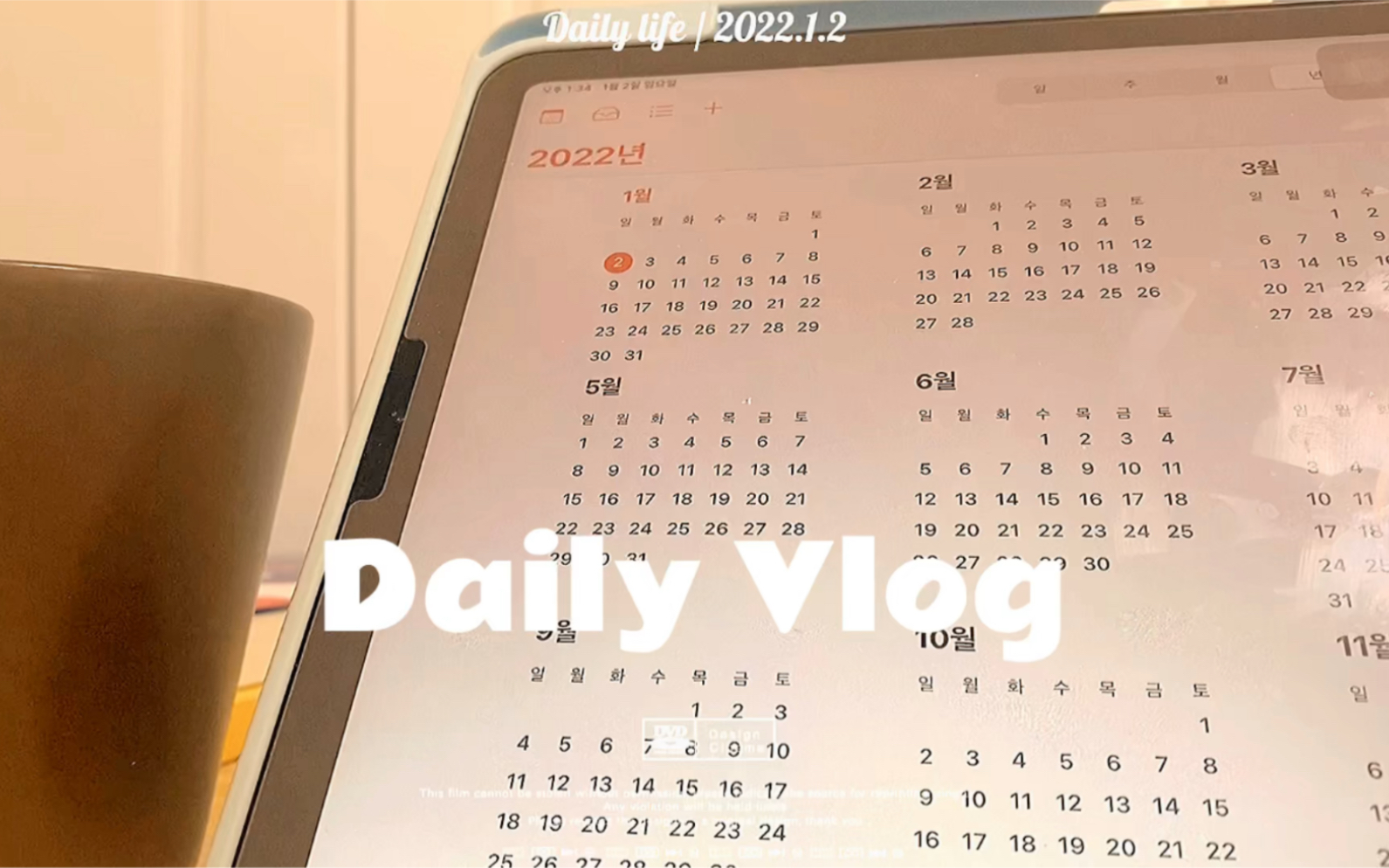 【Vlog】独居日常|制定2022全年目标|用ipad自带日历进行计划管理|...