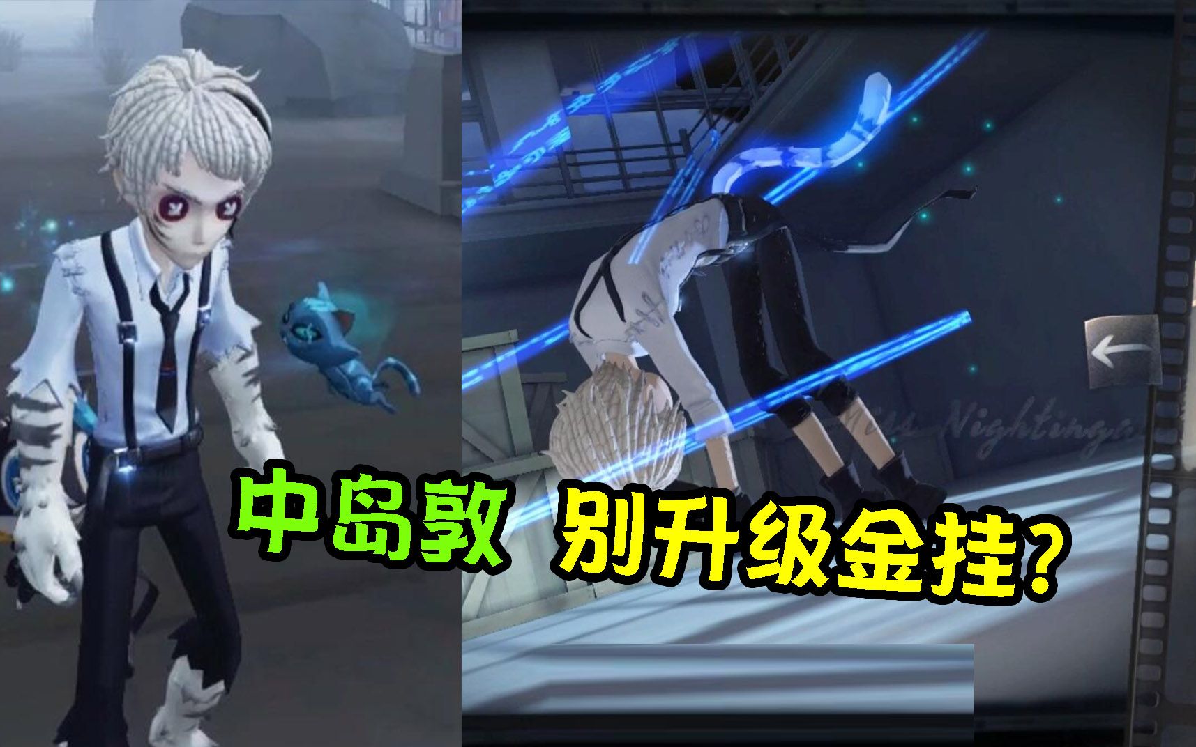 第五人格:别升级金挂?“中岛敦”文豪野犬联动虎尾VS猫尾!_哔哩哔哩...