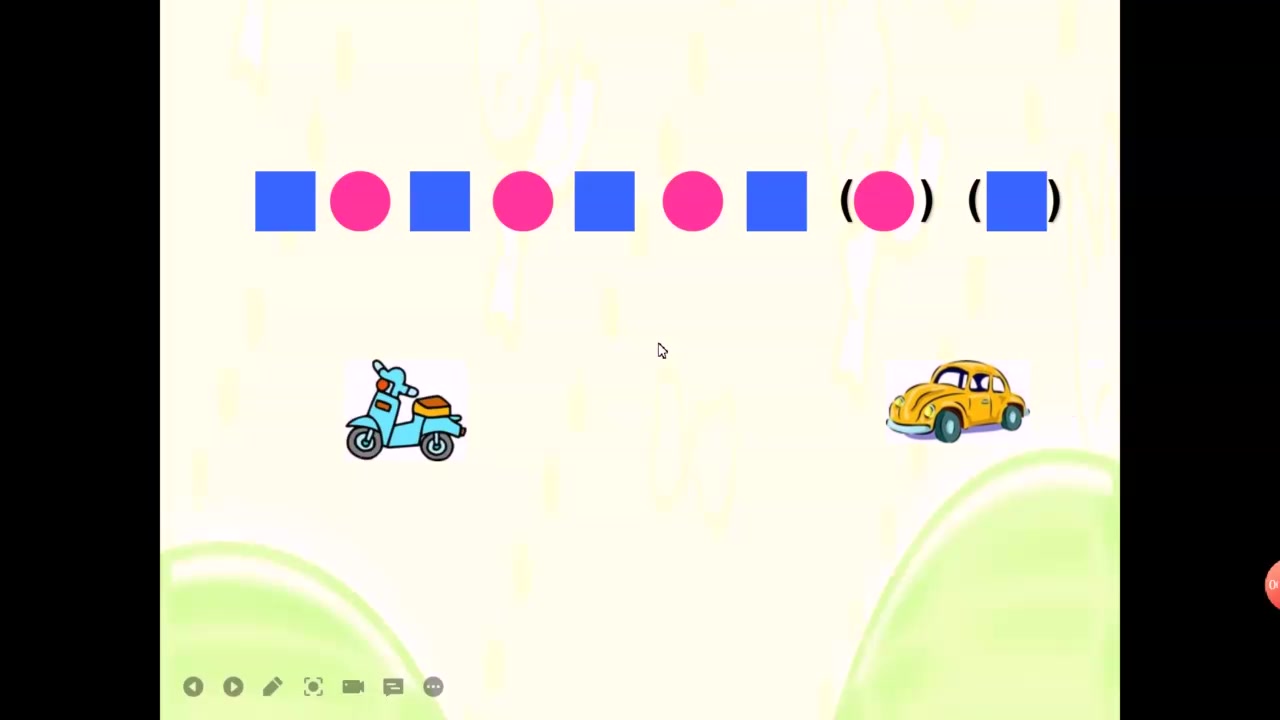 10三年级数学上册探索规律 间隔排列