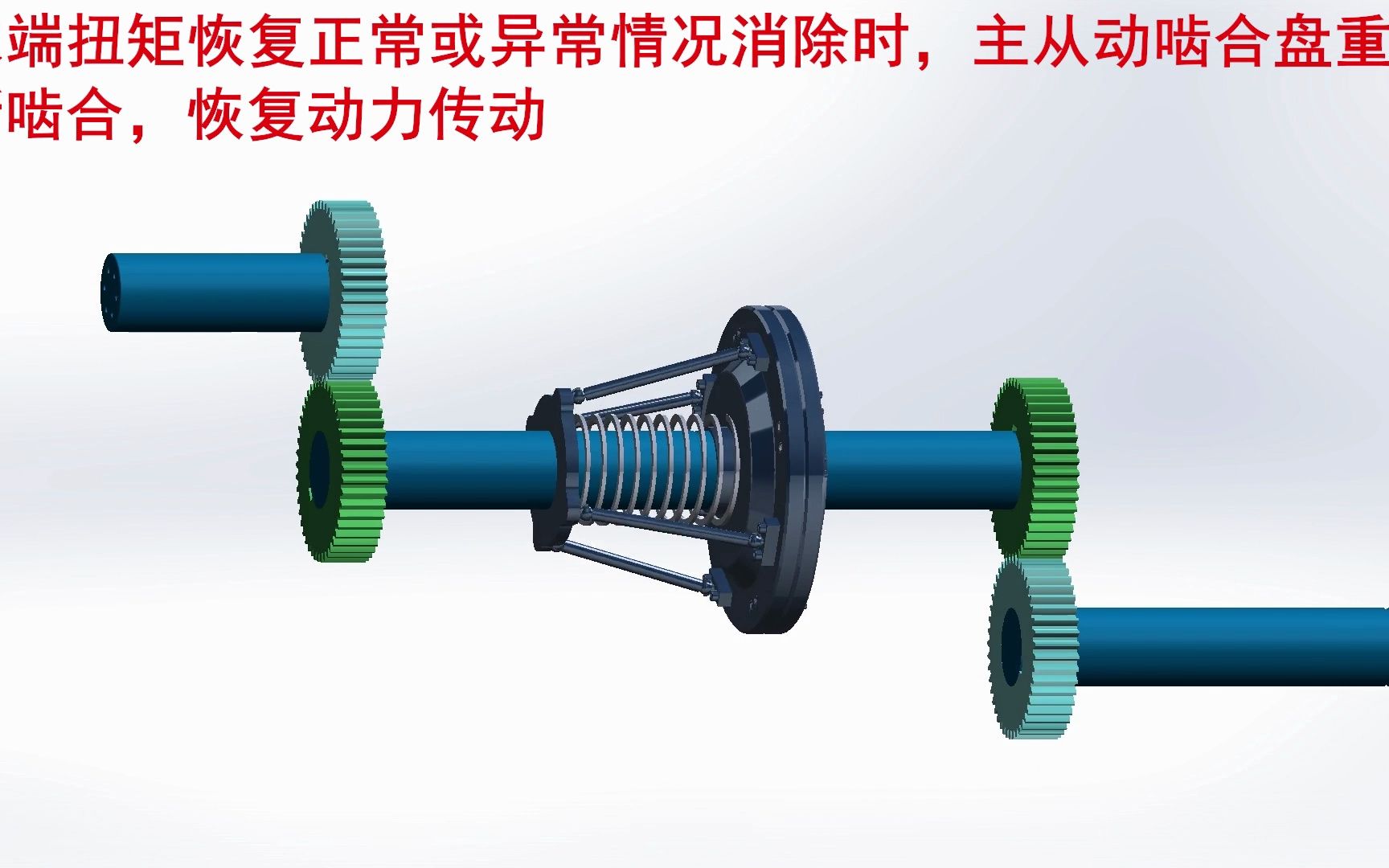 连杆-扭簧式扭矩过载保护离合器