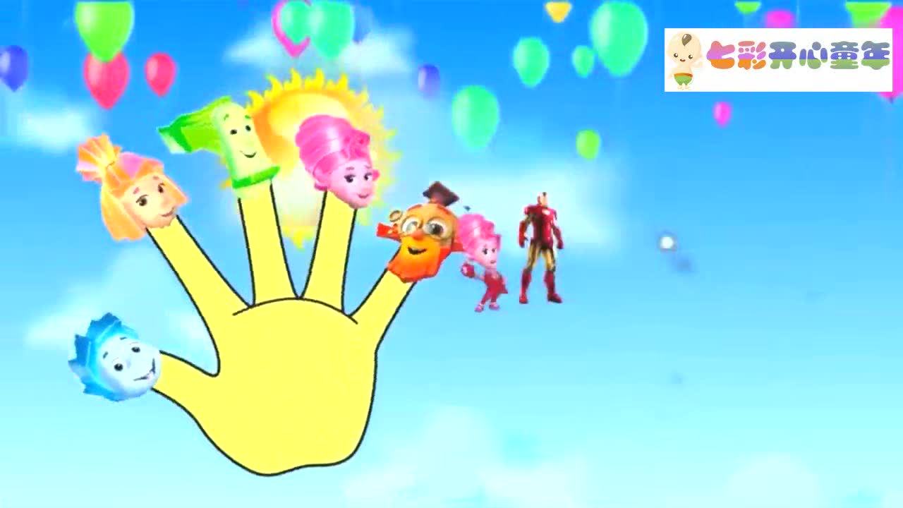 益智玩具动画,螺丝钉家族和不同的.