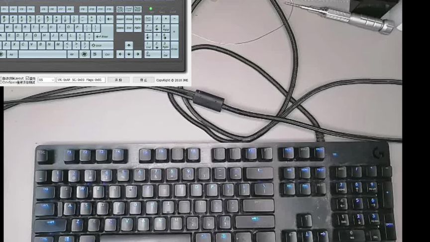 罗技G512小键盘unm / 8 9按键失灵拆解修复#鼠标 #机械键盘