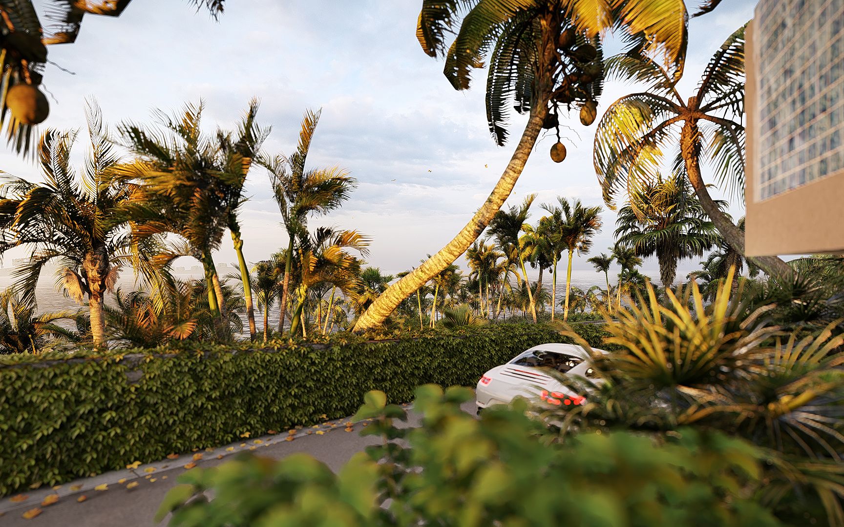 lumion黄昏光影变化制作过程