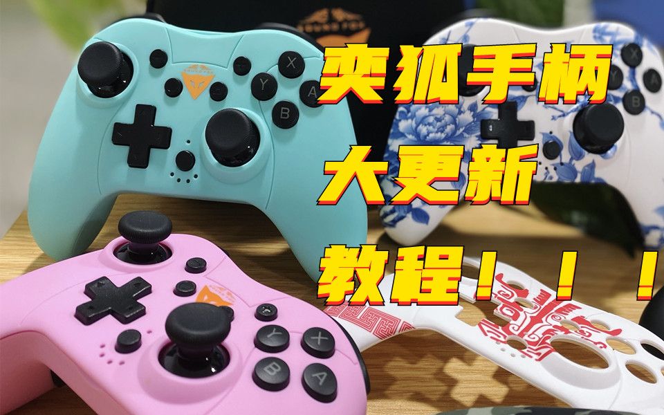 【SWITCH 任天堂】奕狐手柄大更新教程