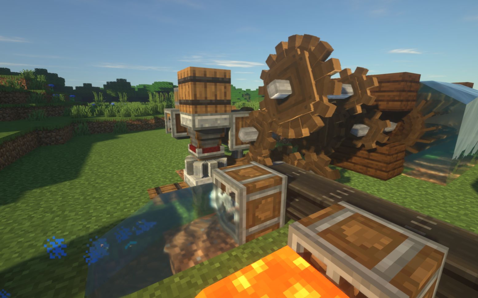 我的世界-机械动力生存01-水车和基本机器的制造