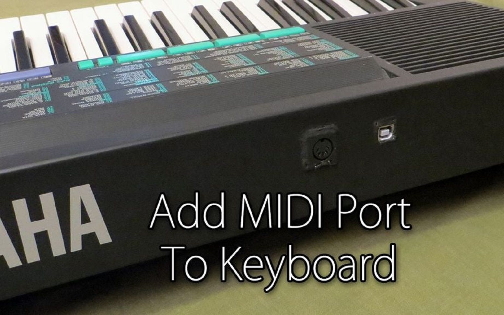 Evan Kale Arduino 电子琴改装成MIDI键盘(添加midi端口)