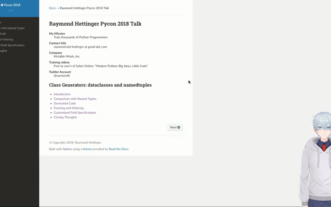 Python3.7 新特性 dataclass pycon 2018 减少重复代码 自动生成代码 ...