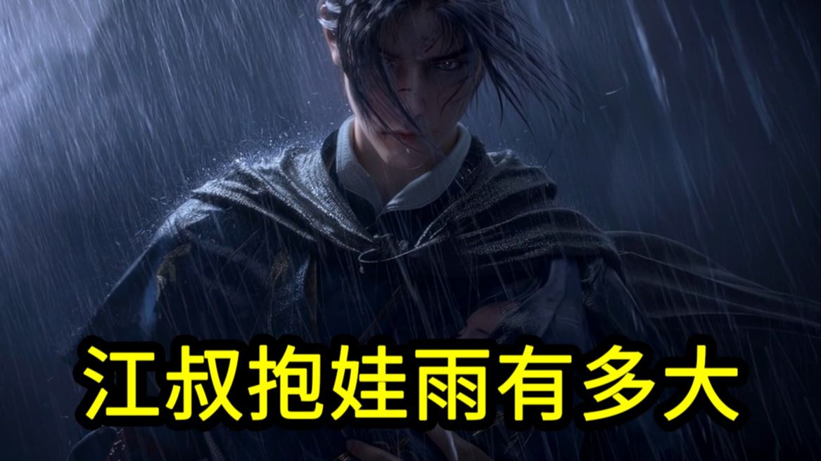 致敬传奇耐晕王!我算出了江叔抱着少冬瓜淋了多少雨?b站第一人_游戏...