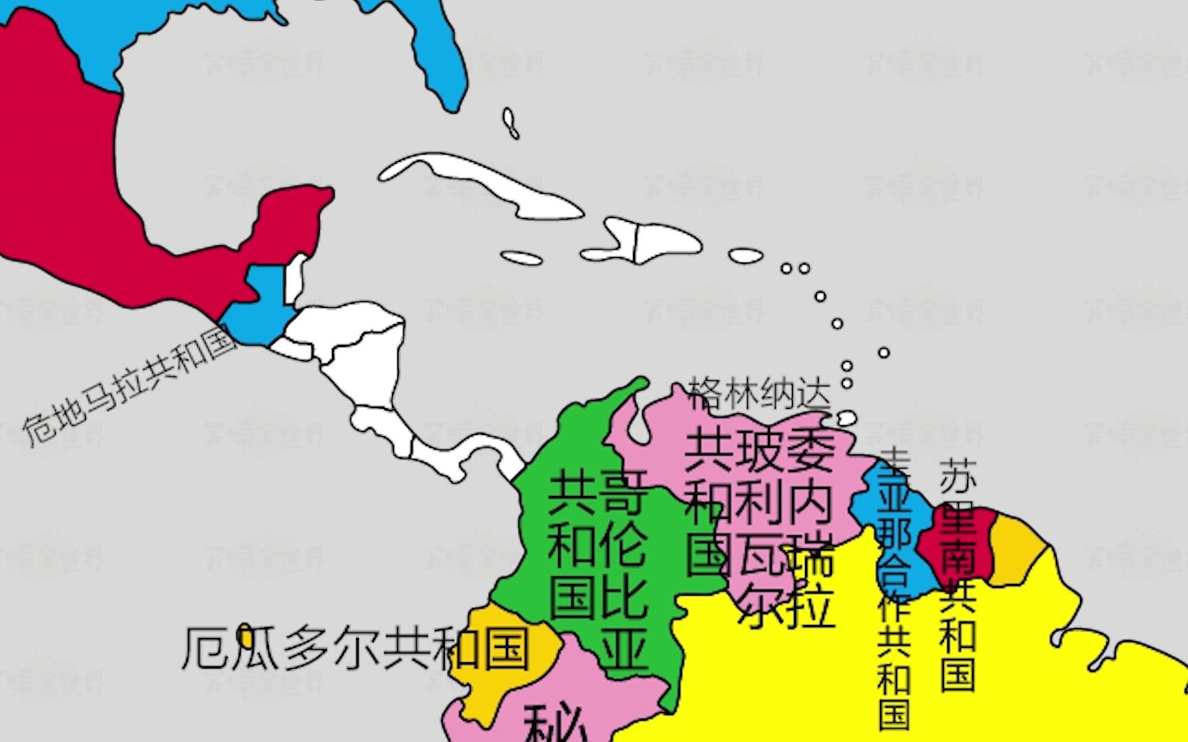 你知道美洲各国全称是什么吗?有两个合众国