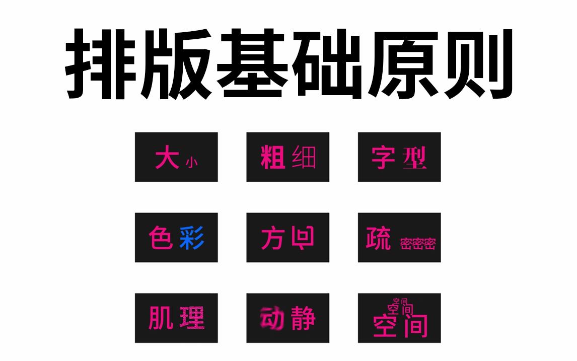 【排版教程】从0开始学习排版!这套排版教程助你快速提升设计水平,...