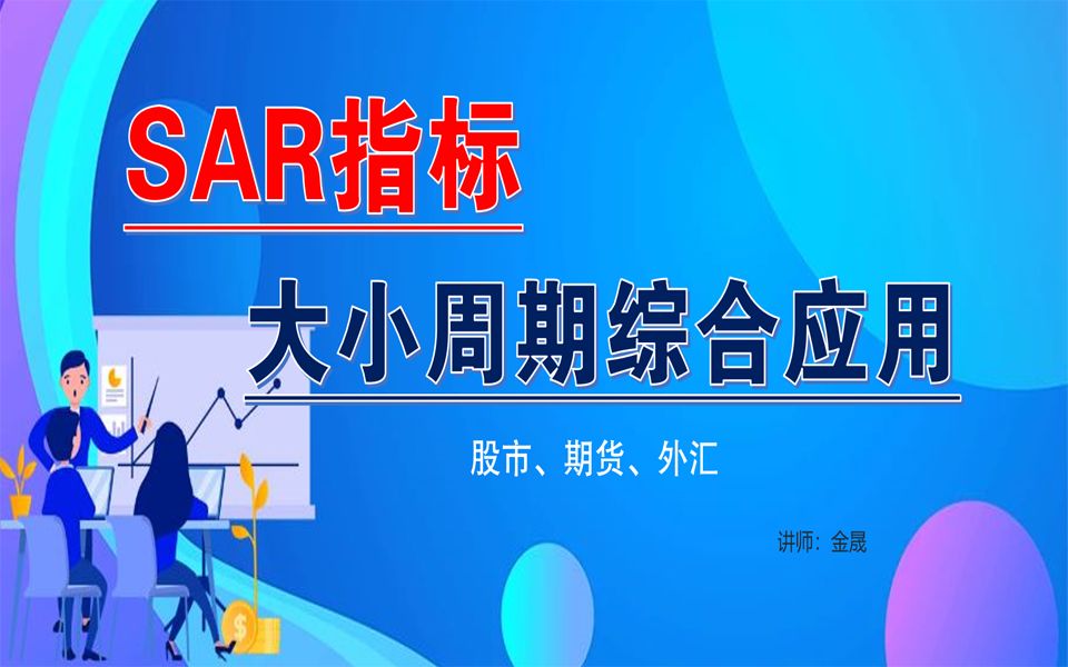 SAR指标大小周期综合应用,SAR指标使用,形成顺势交易!