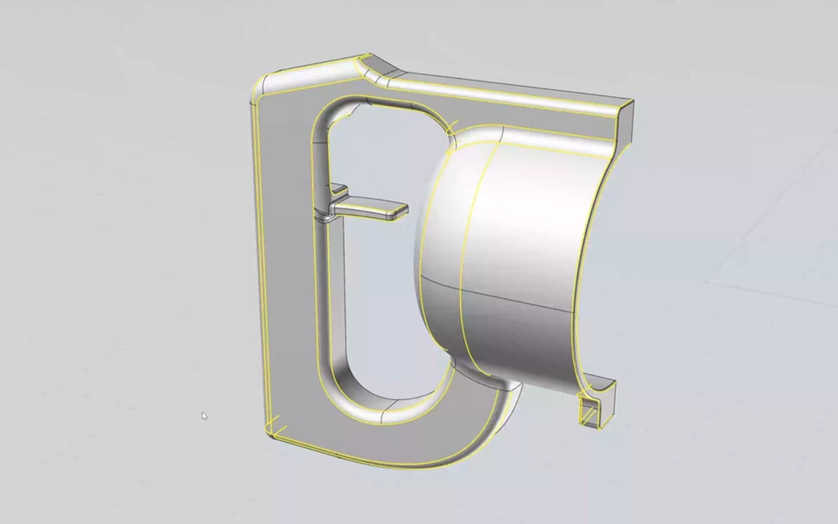 工业模型STP转C4D网格均匀细分方法