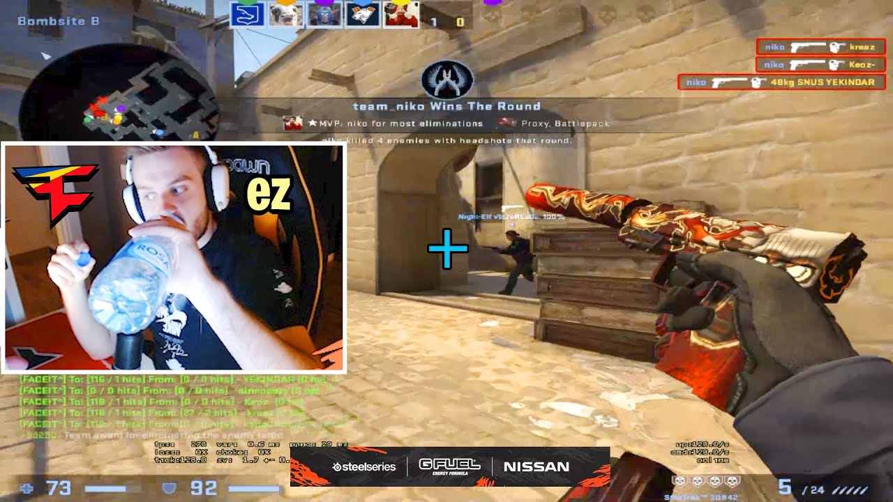 【CSGO】FaZe NiKo测试新准心! FPL