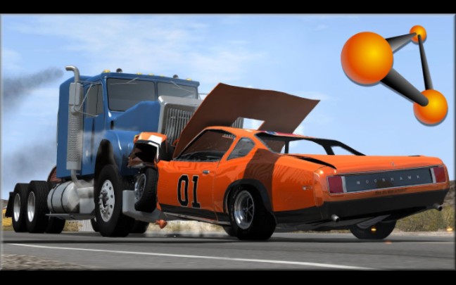 BeamNG.drive 卡车 VS 汽车 #6--Insanegaz