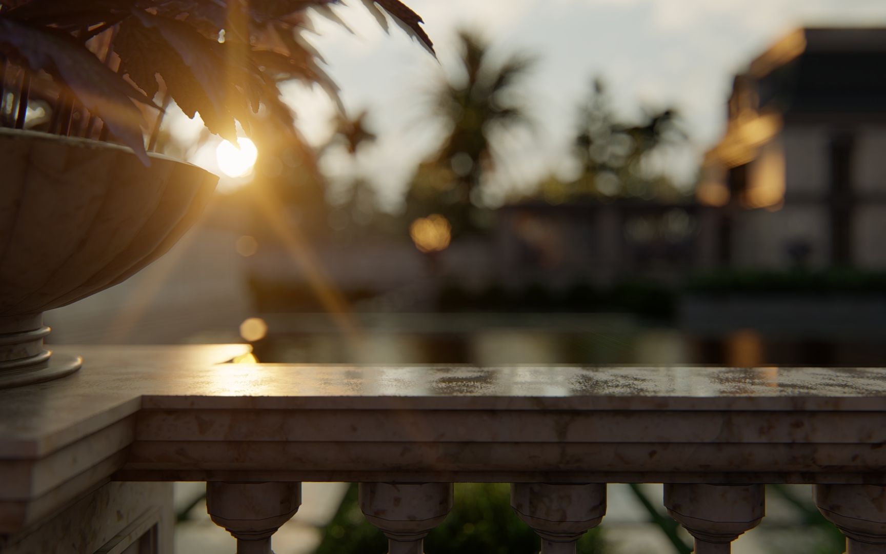 lumion10渲染-公诚信法式庄园别墅动画效果