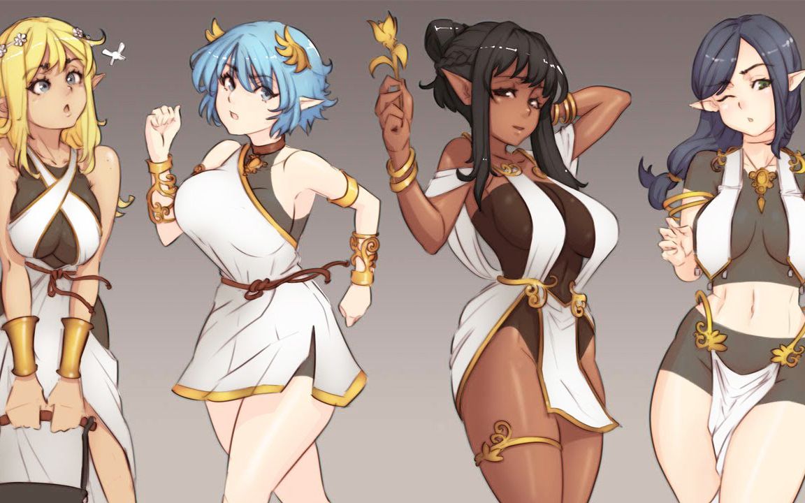 Mikeymegamega / 板绘精灵女仆祭司