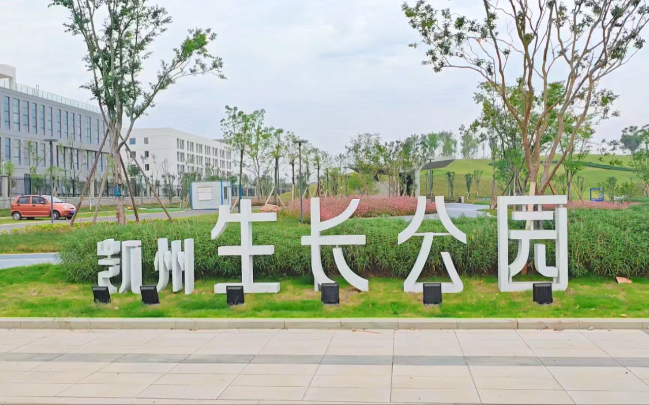 凯州新城还藏着一个口袋公园——凯州生长公园,生长公园的名字寓意...