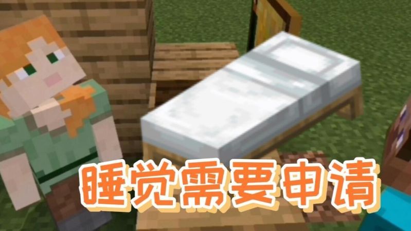 我的世界沙雕故事:假如睡觉需要申请!