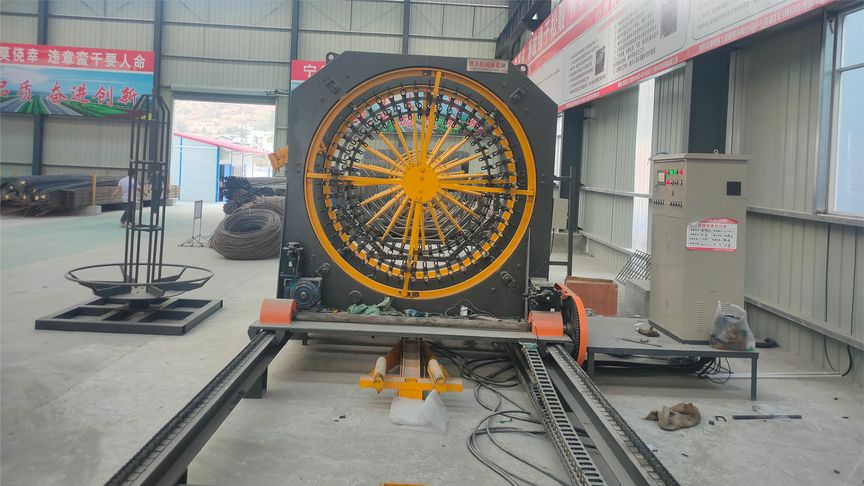 全自动数控钢筋笼滚焊机,中铁专用设备,效果好得没话说