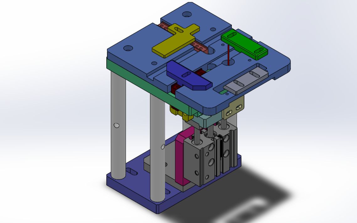 电池贴标夹具设计,如何实现自动定位?