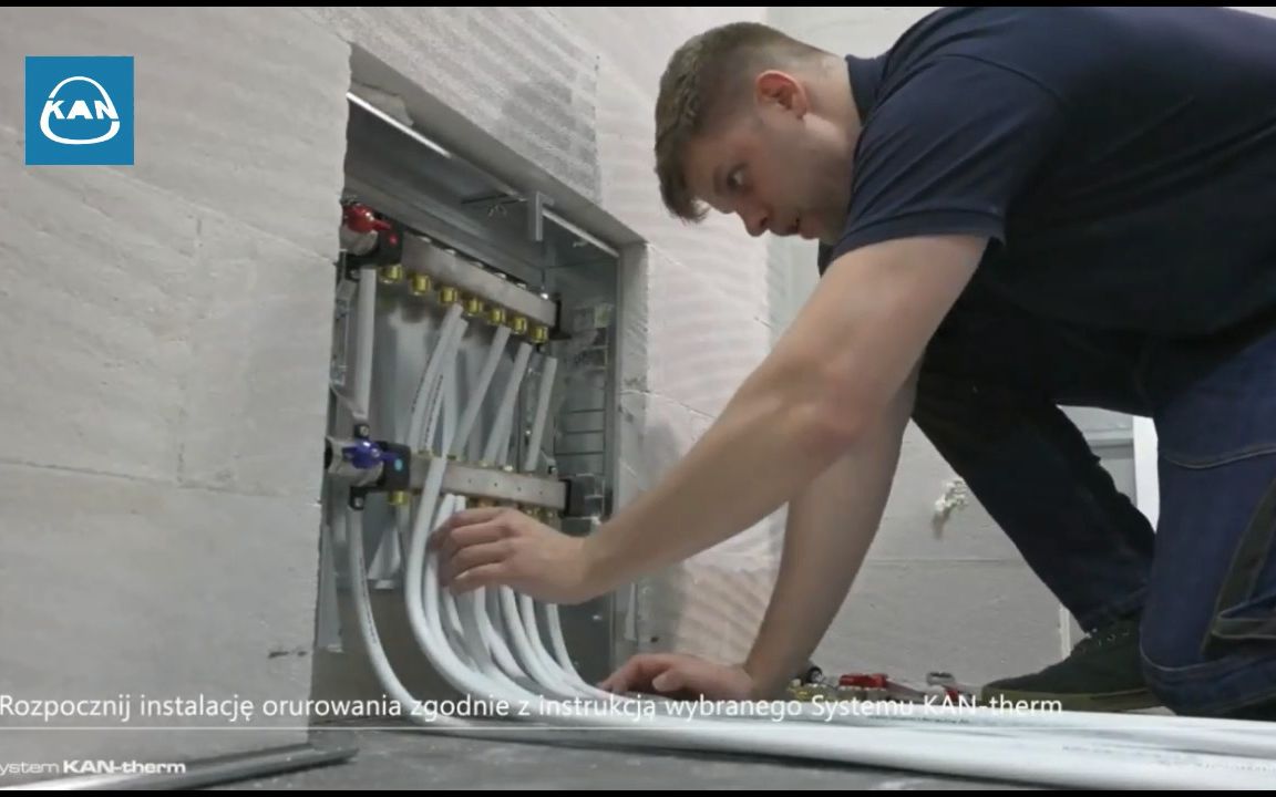 德国肯森地暖分水器的安装