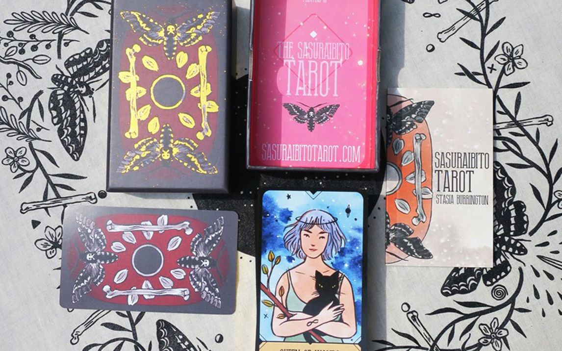 【喵酱拆牌】烫金流浪者塔罗牌第四版,还有作者亲笔签名哦~