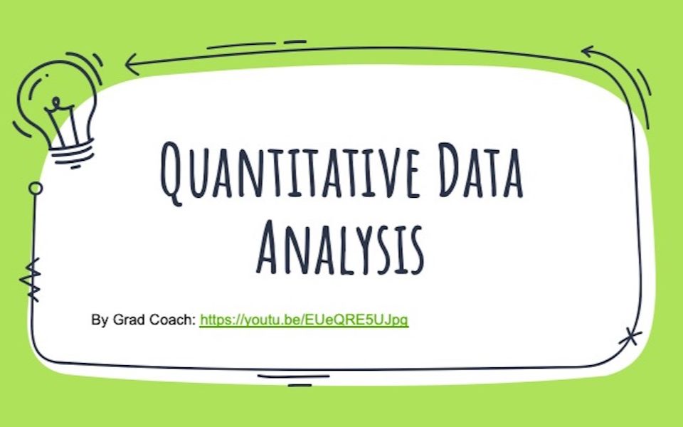Quantitative Data Analysis