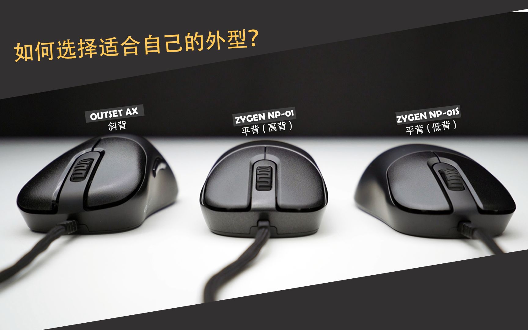 VAXEE 几款鼠标怎么区分?挑选鼠标第一步:外型种类差异与选择方法