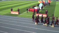 青岛为明学校小学部传统文化进校园,古代运动展新颜主题运动会开幕式